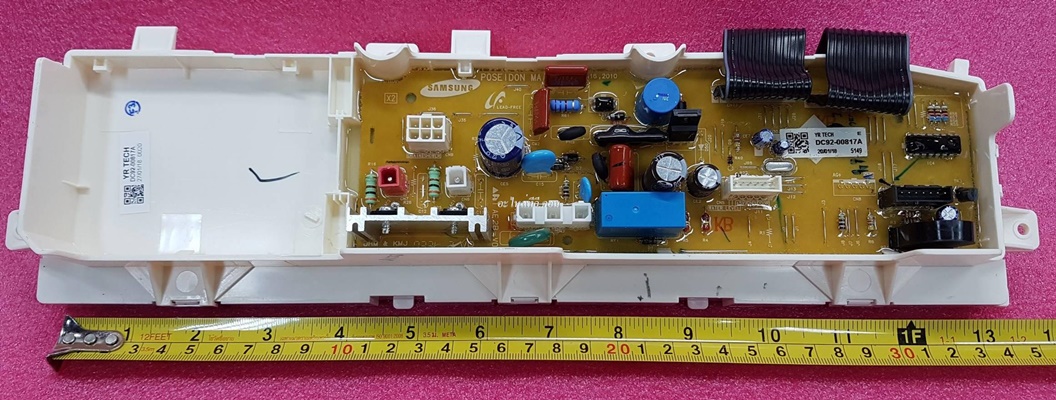 บอร์ด SAMSUNG บอร์ดเครื่องซักผ้า DC92-00817A DC41-00078 รุ่น WA13W9QEC ...